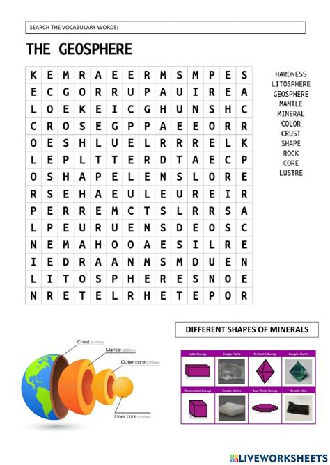 The Geosphere V Free Interactive Worksheets 1837622