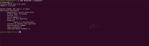 Dmidecode Command In Linux With Examples Dataflair