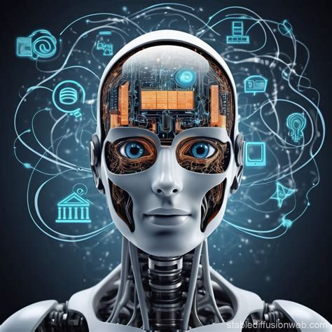 Artificial Intelligence Transforms Education Poster Stable Diffusion