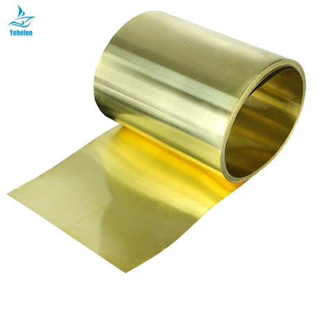 1meterroll Thin Brass Sheet Strip Gold Film High Purity Brass Foil