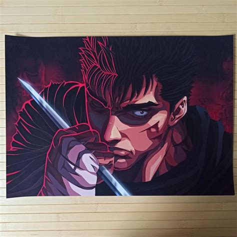 Постер берсерк Berserk — ціна 60 грн у каталозі Календарі Купити товари для дому та побуту за