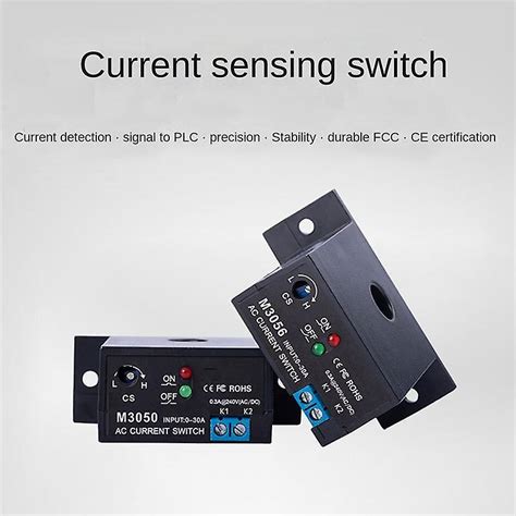 Current Sensing Switch Induction Relay Ac Linkage Device Plc Signal Over Limit Closed Ac 0 2 30a