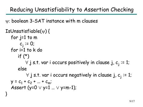 Ppt Assertion Checking Over Combined Abstraction Of Linear Arithmetic