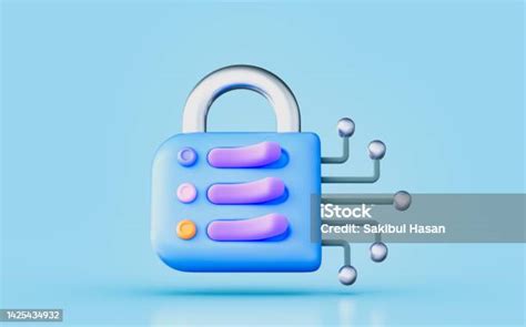 연결성이 있는 잠금 기호 데이터 암호화를 위한 3d 렌더링 개념 데이터에 대한 스톡 사진 및 기타 이미지 데이터 무선 기술 컴퓨터 네트워크 Istock