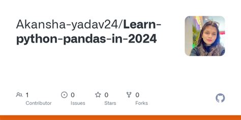 Akansha Yadav On Linkedin Github Akansha Yadav24learn Python Pandas In 2024