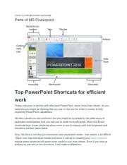 PowerPoint Keyboard Shortcuts Boost Efficiency Speed Course Hero