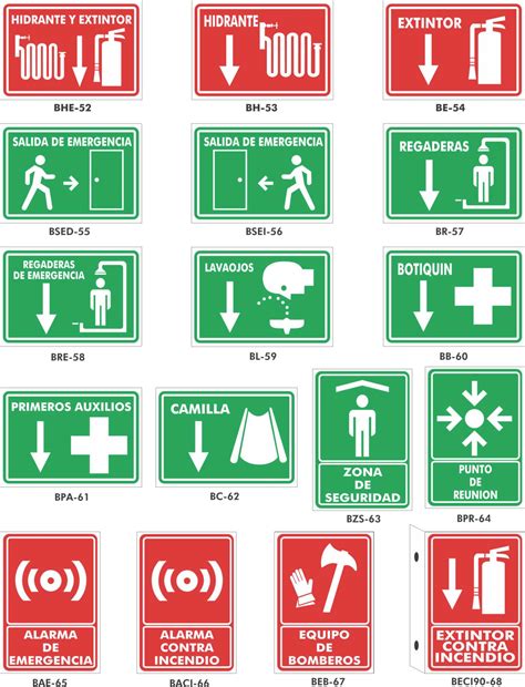 Señales De Protección Civil Bam Servicios