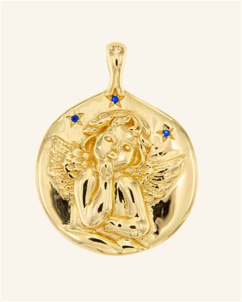 Colgante Medalla Ángel De La Guarda Coolook