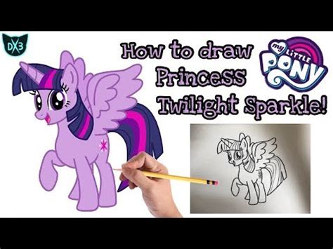 How To Draw My Babe Pony Princess Twilight Sparkle