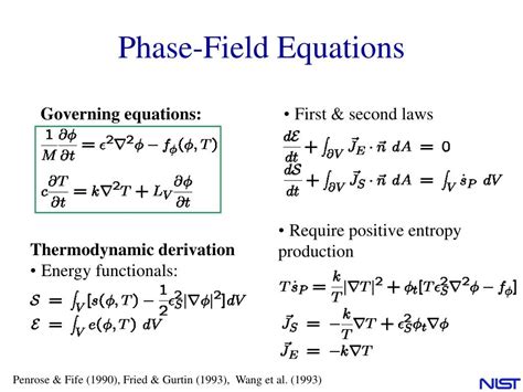 Ppt Phase Field Methods Jeff Mcfadden Nist Powerpoint Presentation Free Download Id 1396737