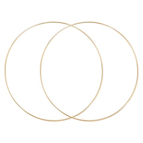 Uxcell 2pcs Dream Catcher Rings 138 Metal Hoops For Crafts Wreath
