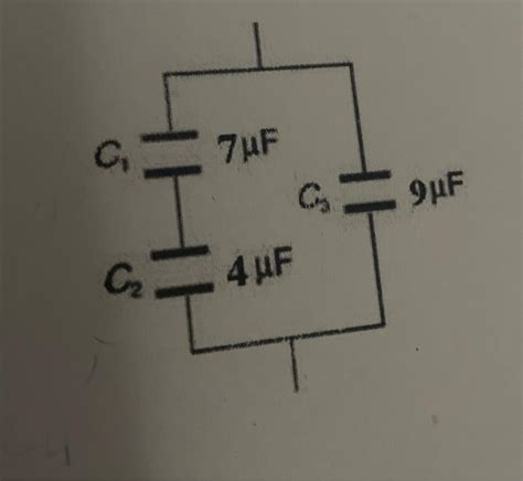 Solved Find The Total Capacitance For A Combination Of Chegg Com