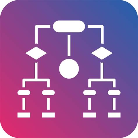 Vektorentwurfs Flowchart Symbol Stil Premium Vektor