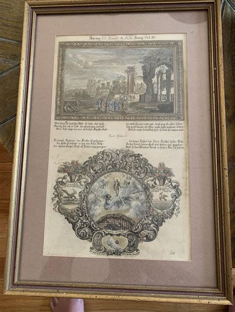 Thrift Find 18th Century Prussian Bible Stories — Lithographs R