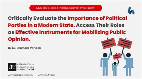 Importance Of Political Parties Cssprepforum