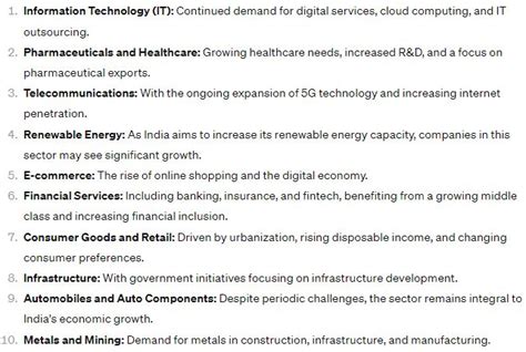 Govind Jha On Linkedin Based On My Analysis I Anticipate That Sectors Such Asinformation