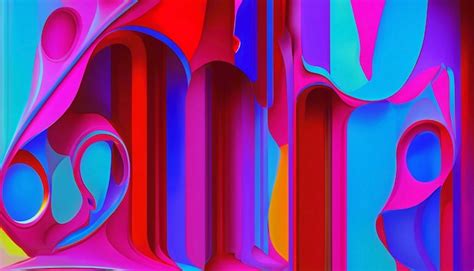 Premium Photo Colorful Abstract Geometric Background