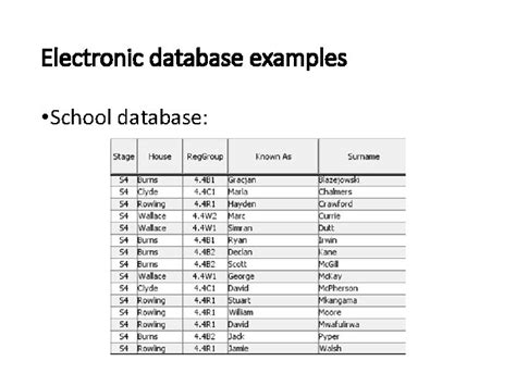 national 4 and national 5 computer science databases