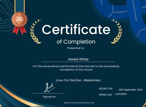 Completed Linux For Devops Master Class Jawaid Akhtar Posted On The Topic Linkedin