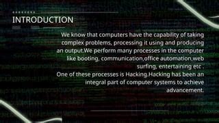 HACKING Presentation By Team Shivam Pptx