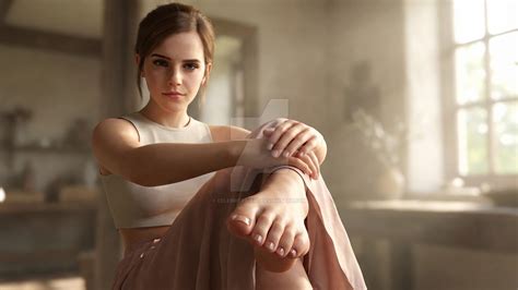 Emma Shows Her Beautiful Foot By Celebrityaiart On Deviantart