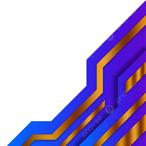 소셜 미디어 게시물을 위한 골드 비즈니스 테두리 템플릿이 있는 고급 블루 비즈니스 테두리 호화 깃발 골든 Png 일러스트 및 Psd 이미지 무료 다운로드 Pngtree