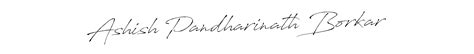 80 Ashish Pandharinath Borkar Name Signature Style Ideas Special