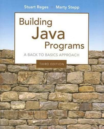 Building Java Programs 3rd Edition Paperback By Reges Stuart