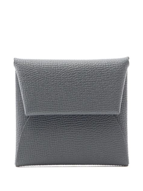 Hermès Pre Owned 2024 Bastia Grimist Coin Wallet Grey Farfetch