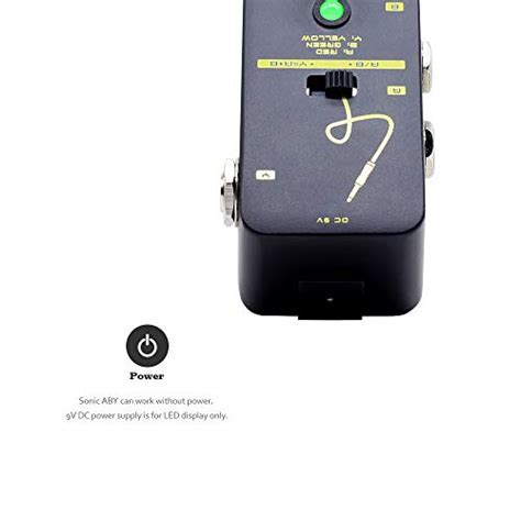 Qss Sonicake Sonic Aby Box Line Selector Ab Switch Aby Pedal Mini Guitar Effect Pedal True Bypass
