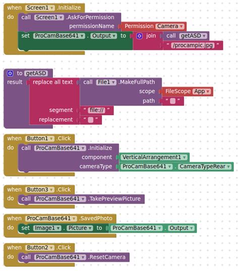 How Do You Take Image Through Pro Camera Extension Mit App Inventor