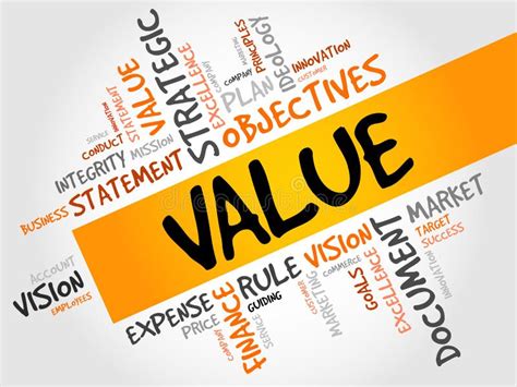 Value Word Cloud Stock Illustration Illustration Of Honor
