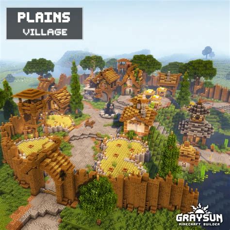 Minecraft Plains Village Revamp Minecraft Plains Village Design