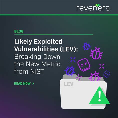 Nist Has Introduced A New Metric Likely Exploited Vulnerabilities Lev To Help Organizations