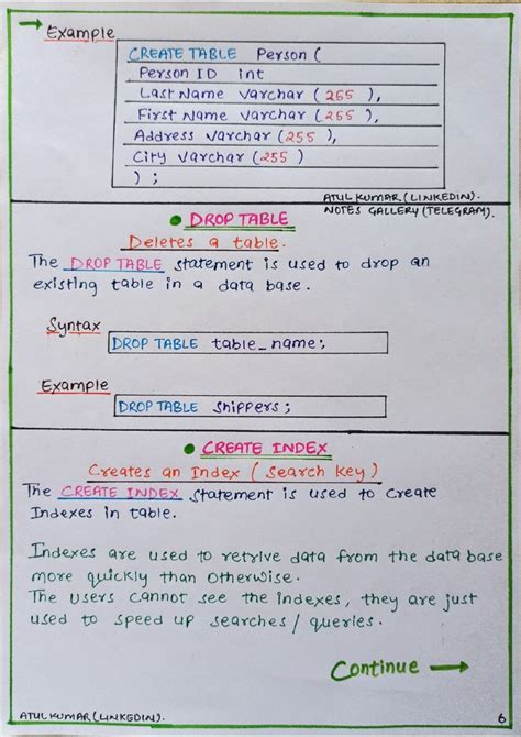 Basics Of Sql Handwritten Pdf Connect 4 Techs