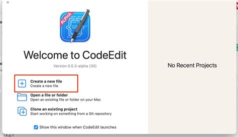 When Creating A New File In The Welcome Dialogue Can Not Edit The File In Any Way Issue