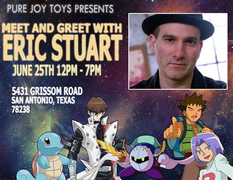 Eric Stuart Meet And Greet Tickets At Pure Joy Toys In San Antonio By Pure Joy Toys Tixr