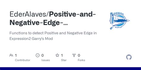 Github Ederalaves Positive And Negative Edge Detection In Gmod E2 Functions To Detect