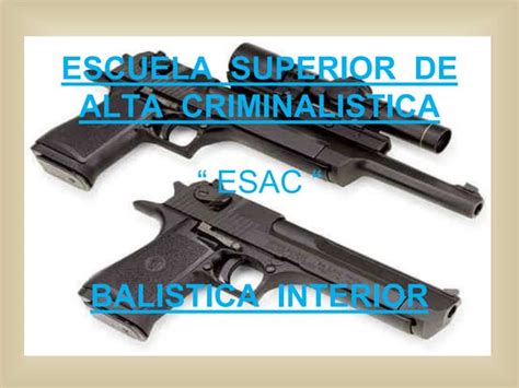 Balistica Interior Pptx