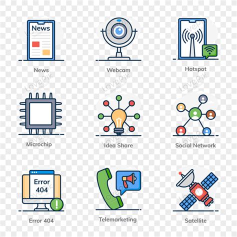 네트워크 시스템 아이콘 Png 일러스트 무료 다운로드 Lovepik