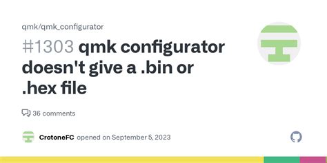 Qmk Configurator Doesn T Give A Bin Or Hex File Issue 1303 Qmk Qmk Configurator GitHub