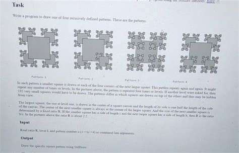 Solved Sluuraw Methods Here Task Write A Program To Draw One Of