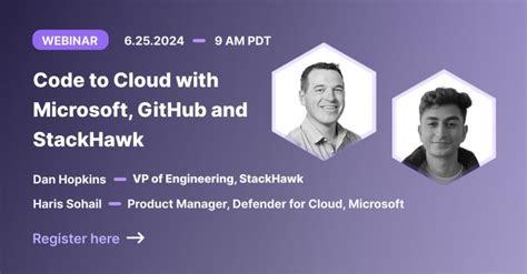 Jeff Somers On Linkedin Code To Cloud With Microsoft Github And Stackhawk