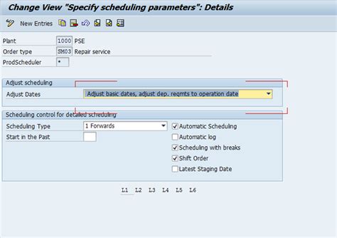 Service Management Set Scheduling Parameters Sap Community