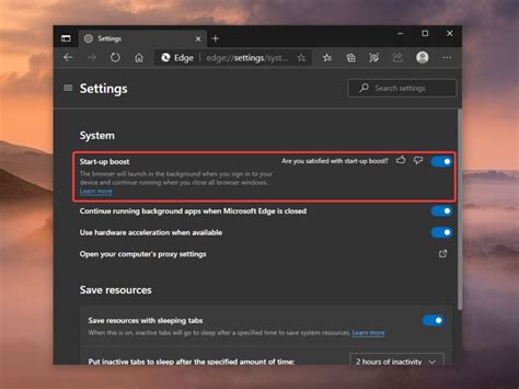 Microsoft Experiments With Startup Boost For Edge OnMSFT