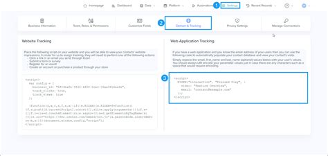 Web Application Tracking