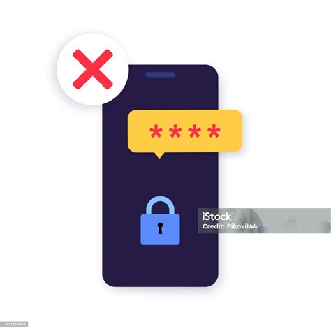 Wrong Password Concept Stock Illustration Download Image Now