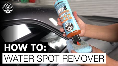 How To Take Off Water Spots On Car