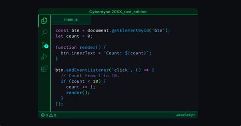 Cyberdyne 20xx Rust Edition By Giles Cope Vs Code Themes