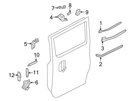 Nissan Nv200 Guide Rail Assembly Sliding Door Track 77790jx30a Nissan Parts Overstock Tampa Fl